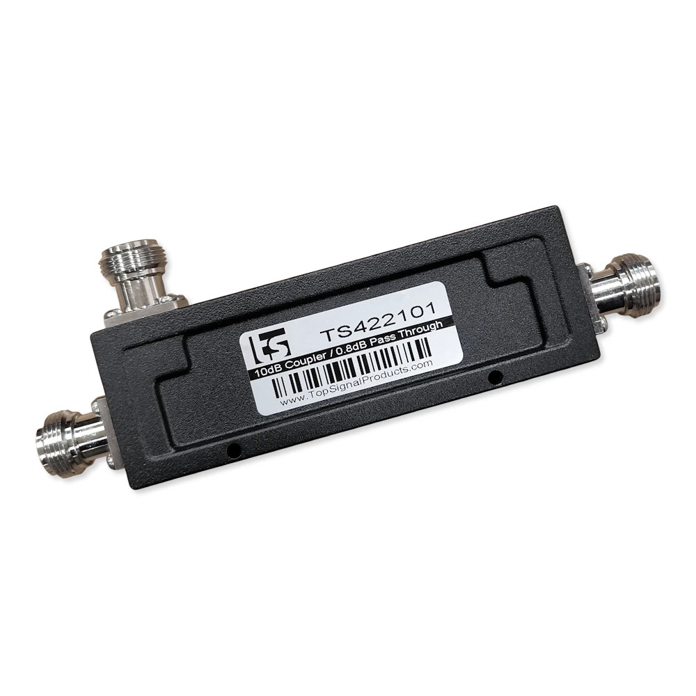 Top Signal −10 dB Coupler with −0.8 dB Passthru and N-Female Connectors ...