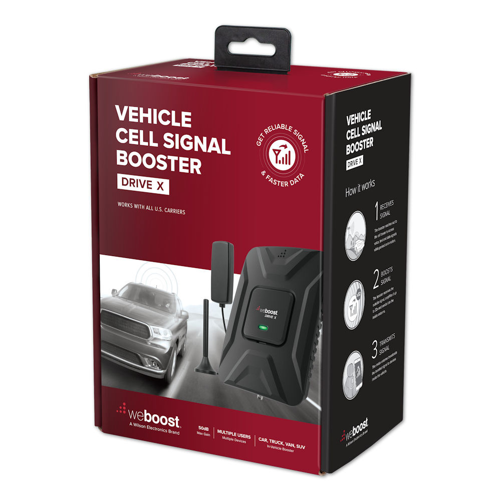 weBoost Drive X Vehicle Cell Signal Booster | 475021 | Powerful Signal