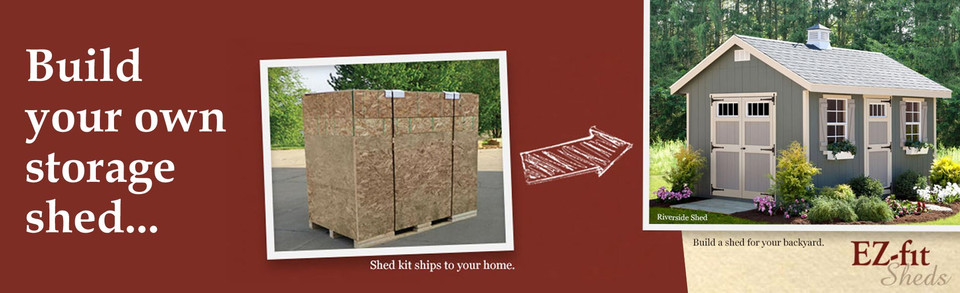 Storage Sheds, Coops, Blinds, & Playhouses | EZ-Fit Sheds