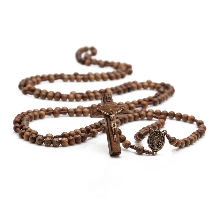 20 Decades Wood Rosary