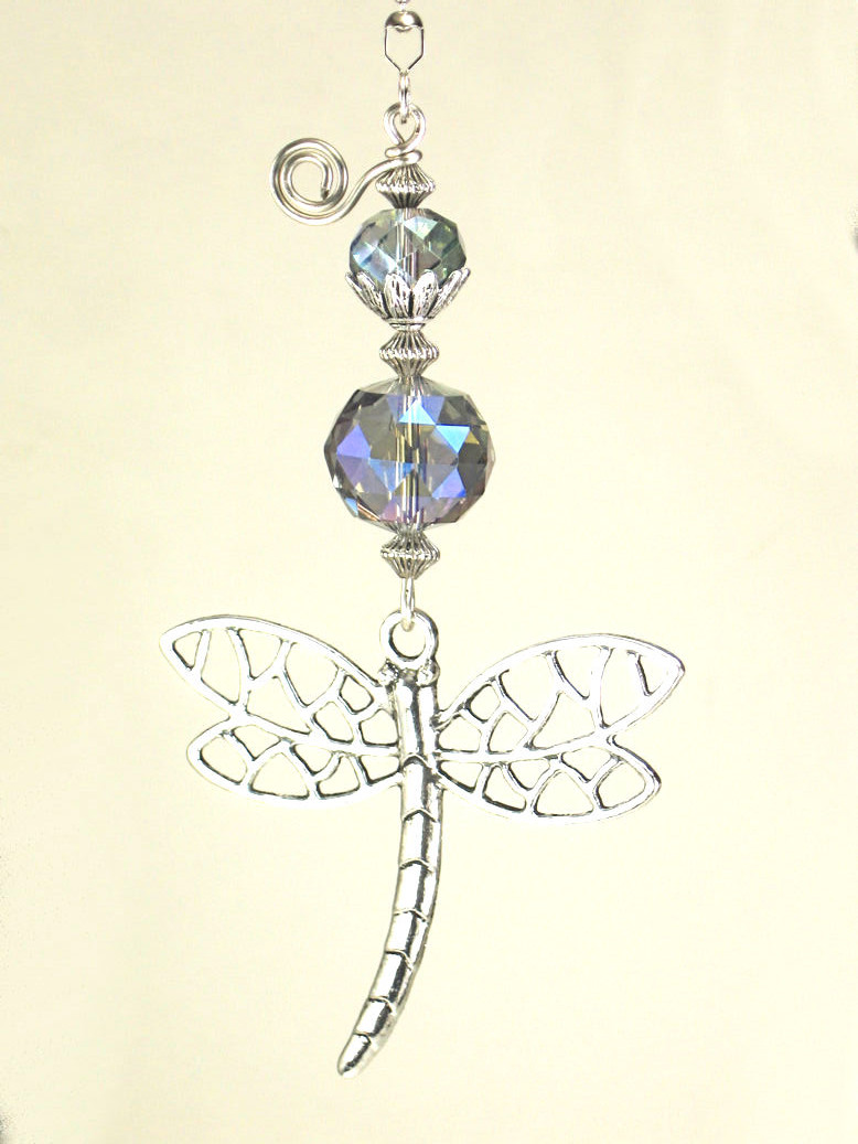 Dragonfly Ceiling Fan Pull Chain | Blue and Purple Dragonfly by Trace ...