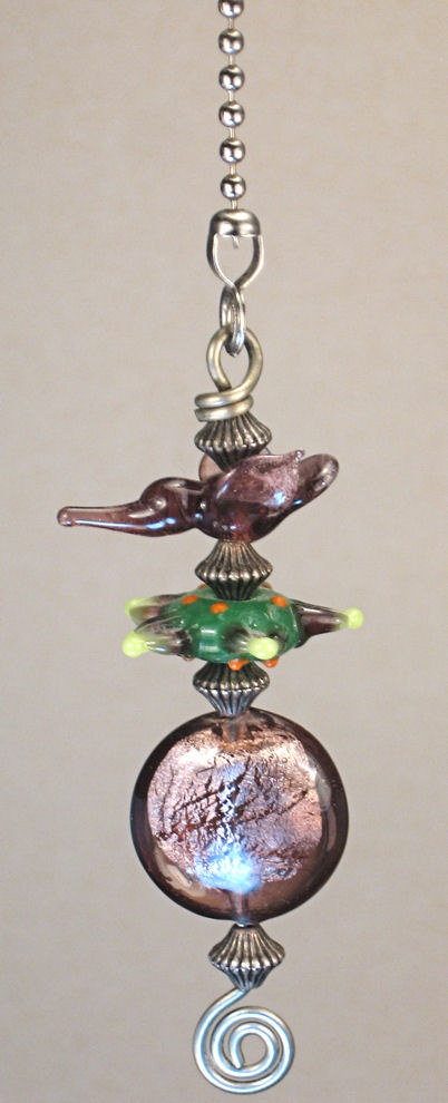 hummingbird ceiling fan pull | bird fan pull