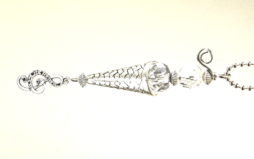 Music Ornament | Treble Clef Rear View Mirror Ornament