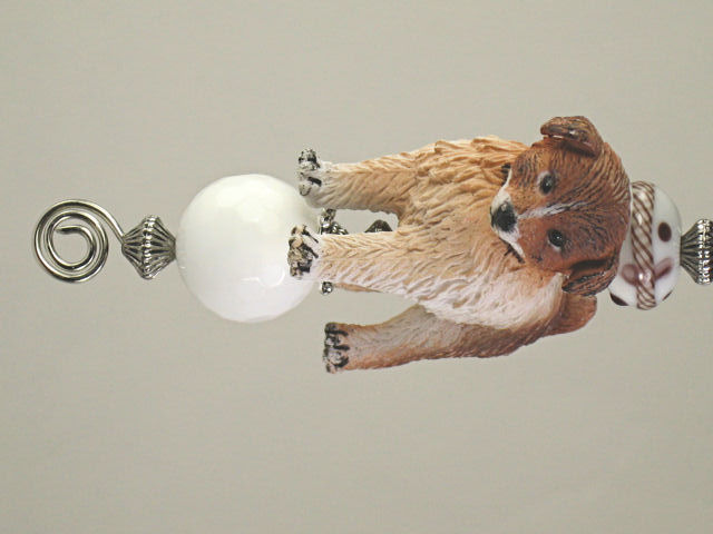 Brown Puppy Dog Fan Pull | Lab Dog Ceiling Fan Pull Chain