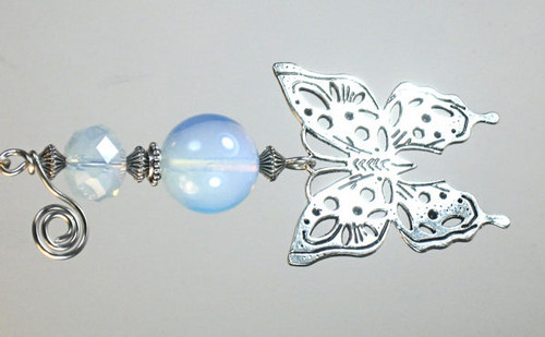 Butterfly Ceiling Fan Pull | Silver Butterfly Fan Pull Chain