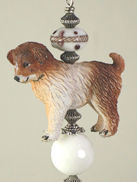 Brown Puppy Dog Fan Pull | Lab Dog Ceiling Fan Pull Chain