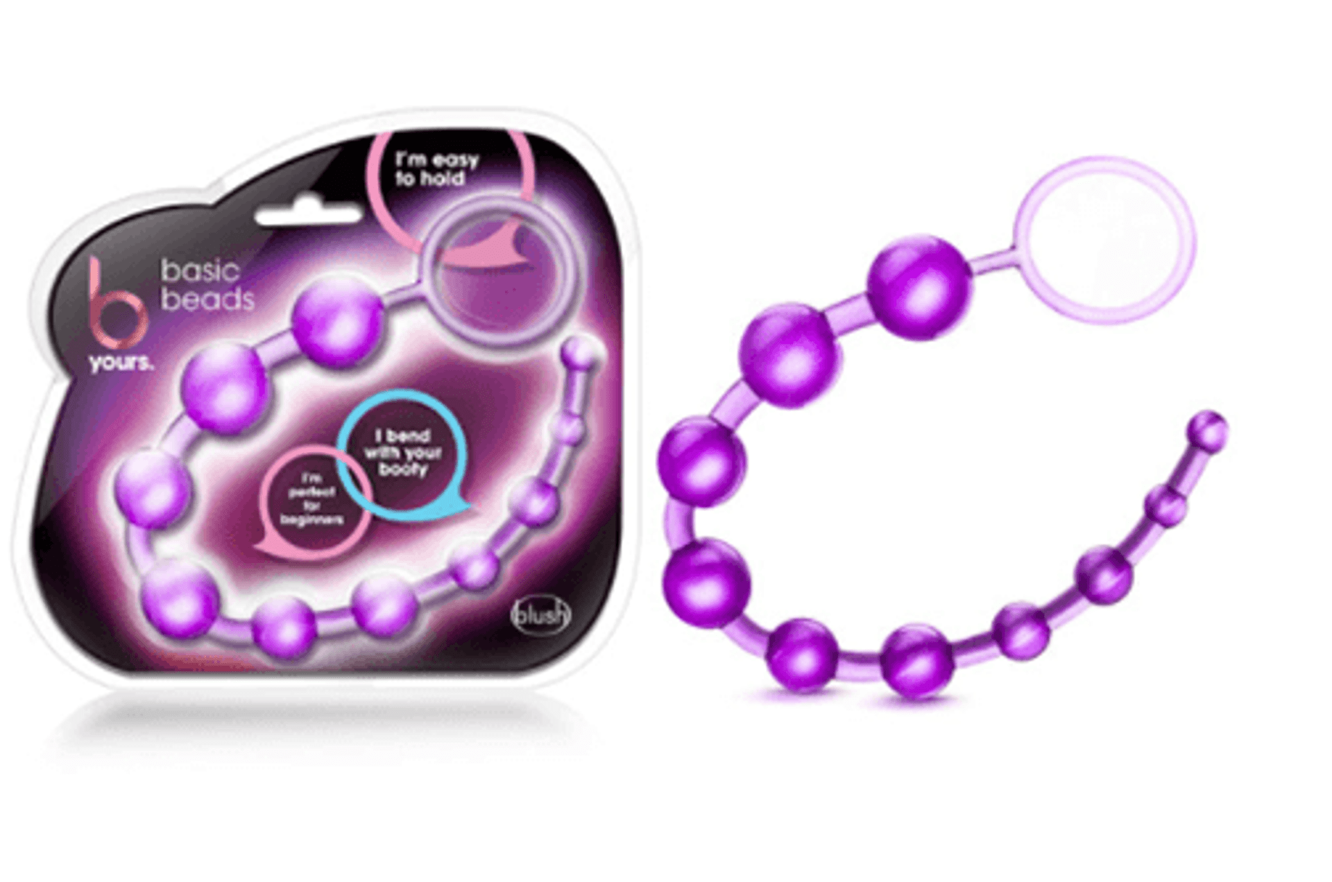 Blush B Yours Basic Beads Our 1 Anal Toy