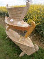 Boat Shaped Storage Boxes - Chairs and Tables UK - Teak Garden Furniture