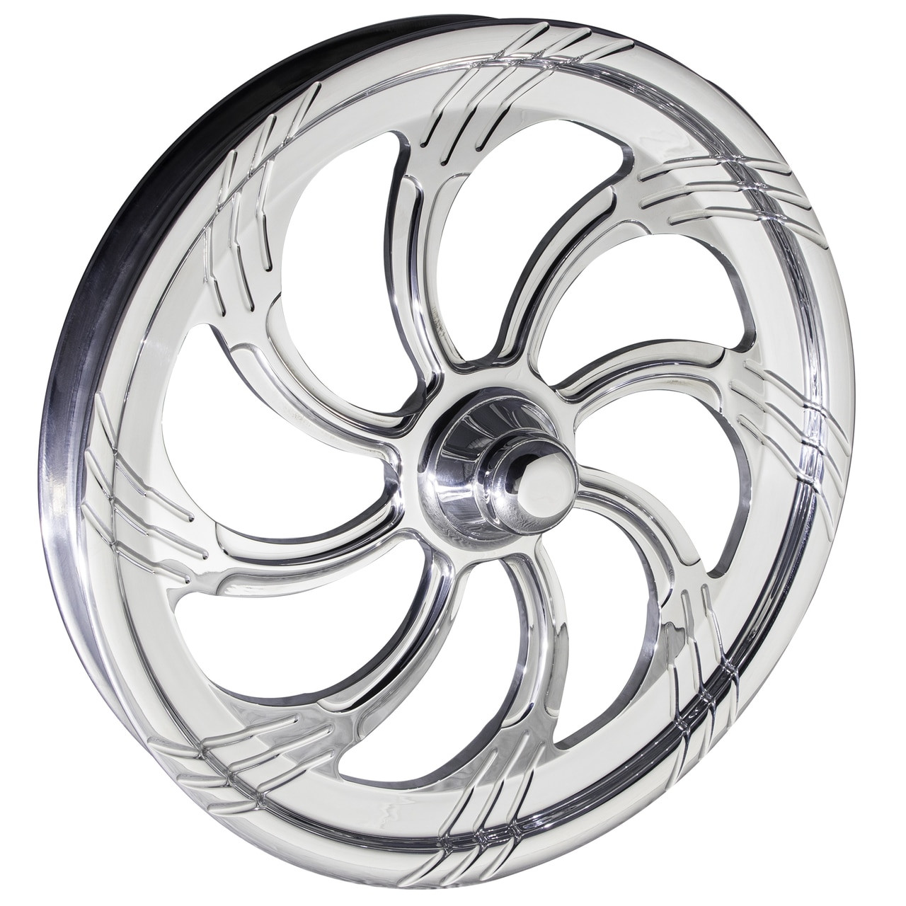 FTD Slasher Polished Dragster Front Wheels