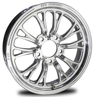 FTD 15x3.5" F-15 Polished Drag Racing Wheels
