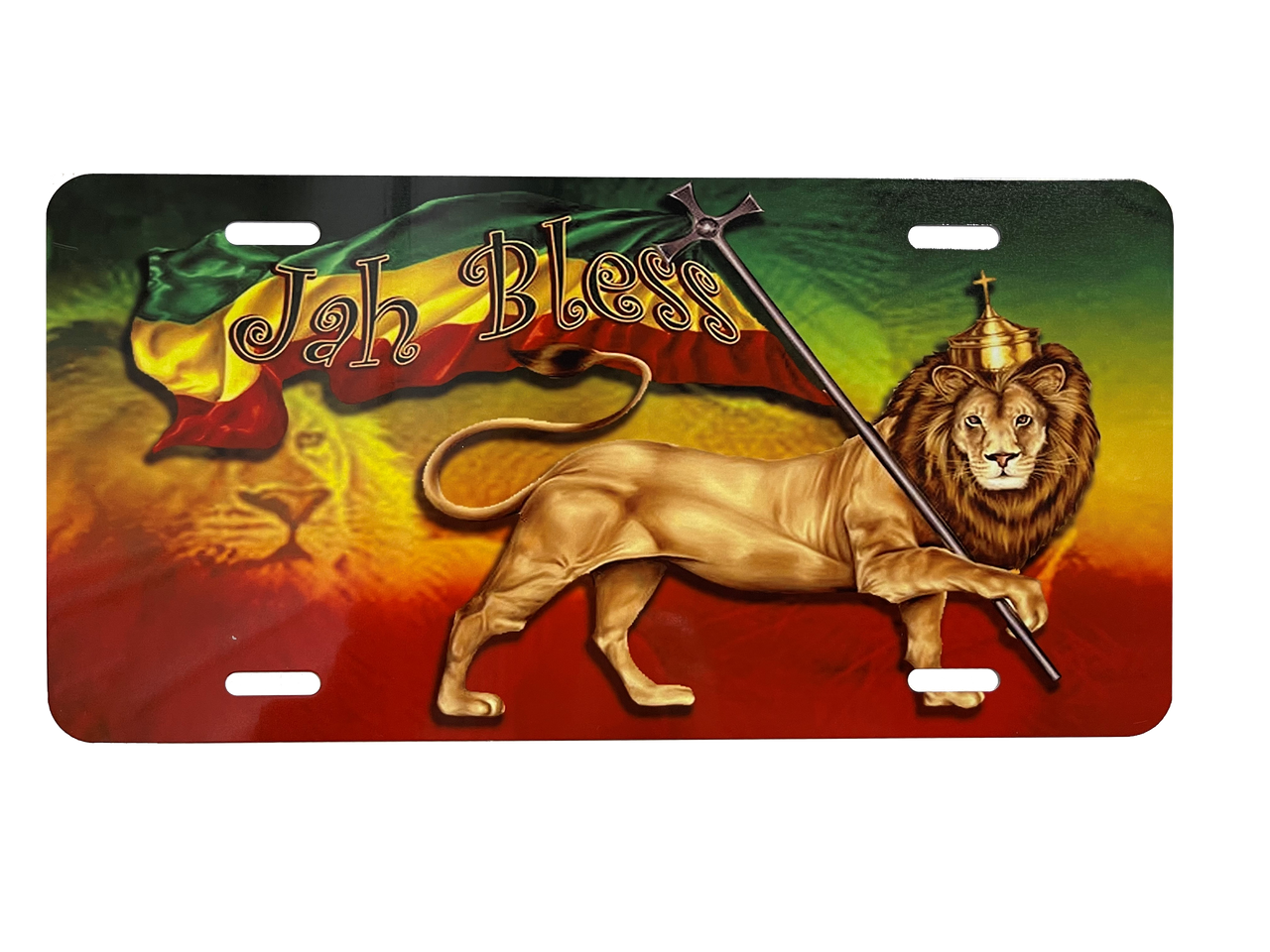 Jah Bless - License Plate - VP Reggae