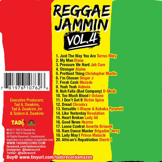 Reggae Jammin Vol 4 - Various - VP Reggae