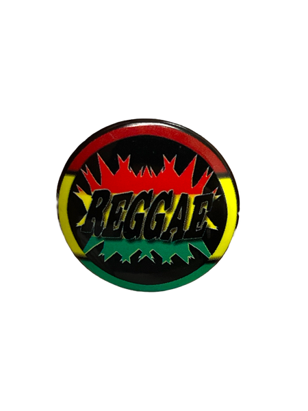 Reggae Pin Back Button - VP Reggae