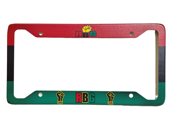 License Plate Frame - RBG - VP Reggae