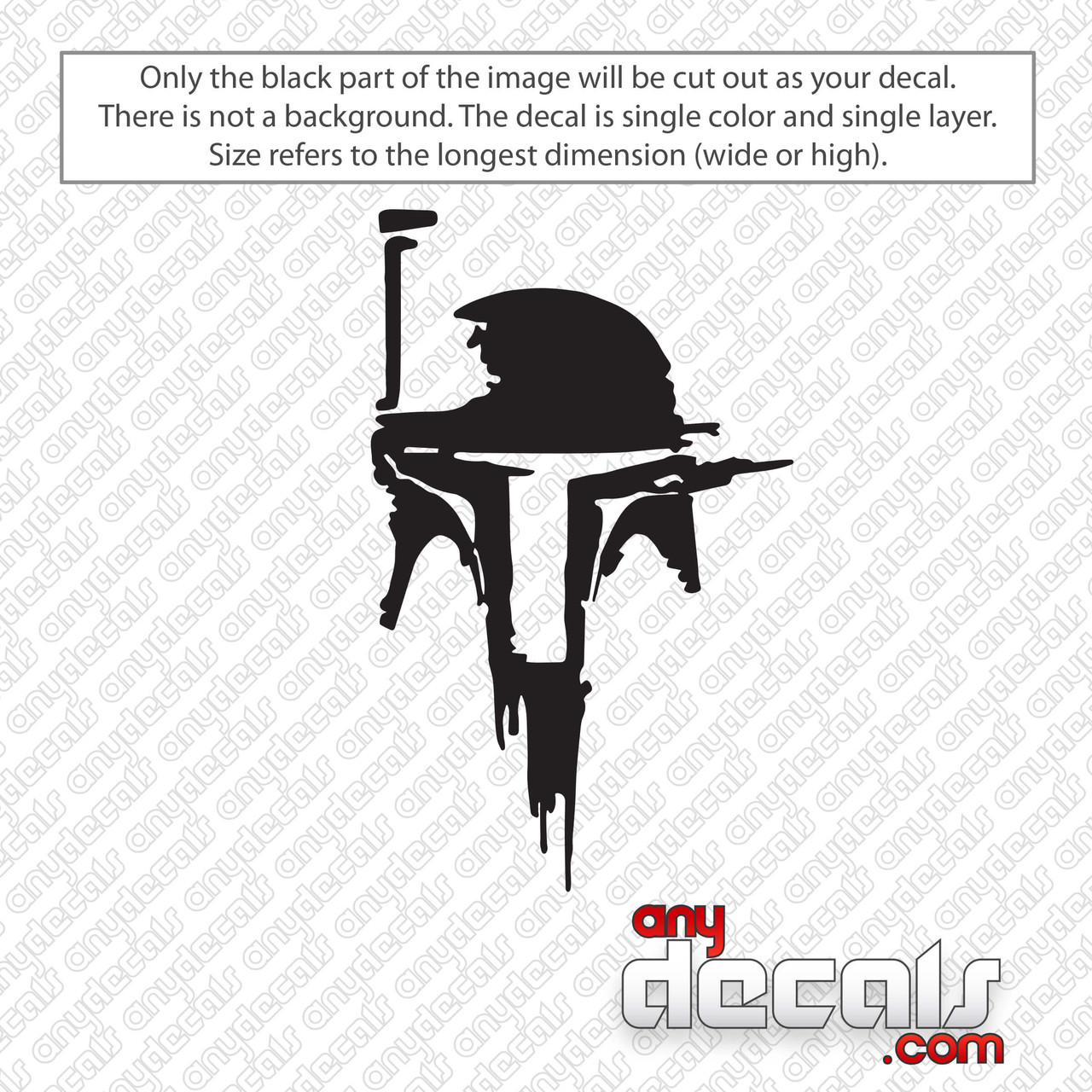 Hello Kitty Storm Trooper Decal Sticker - AnyDecals.com