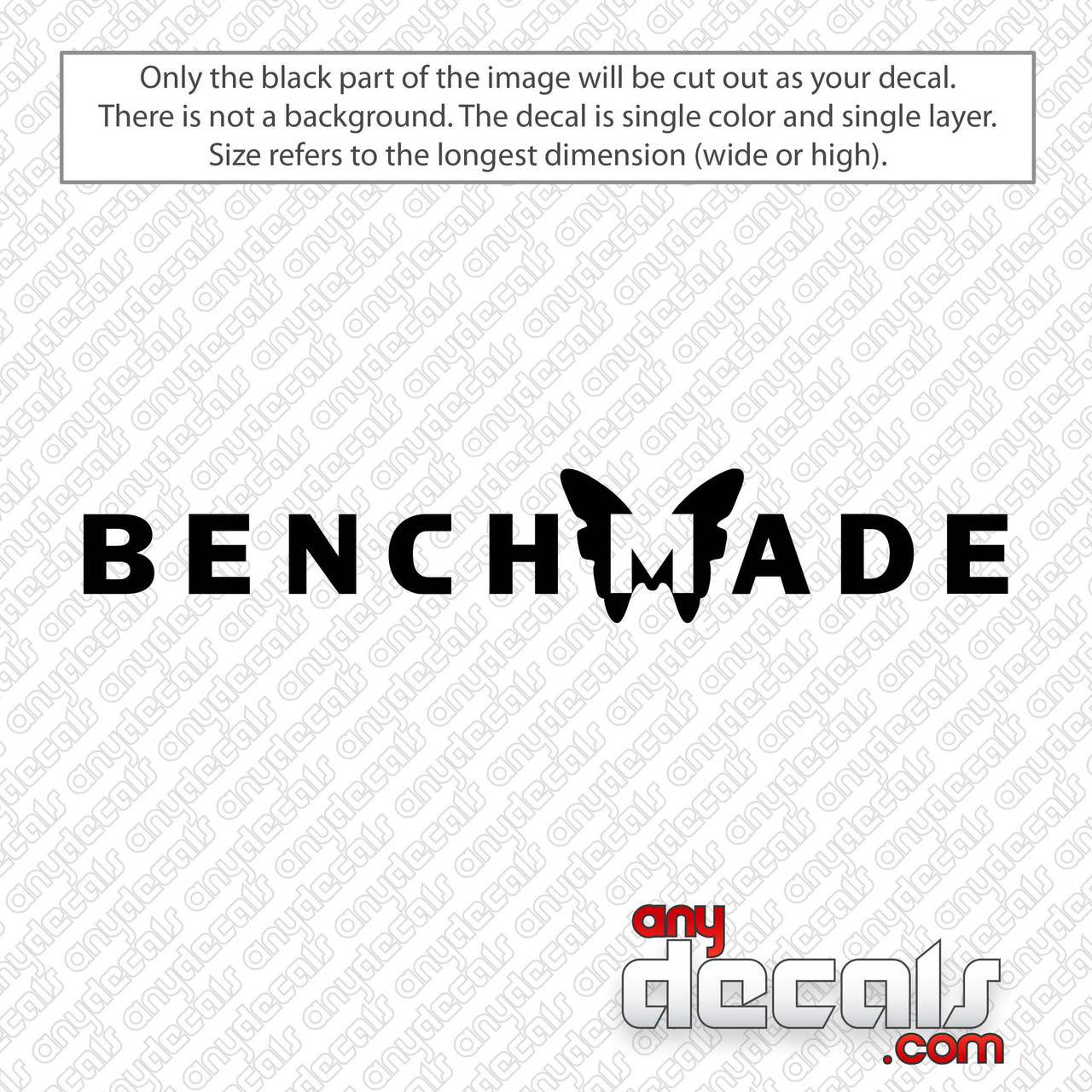 Benchmade Knives Logo Decal Sticker - AnyDecals.com