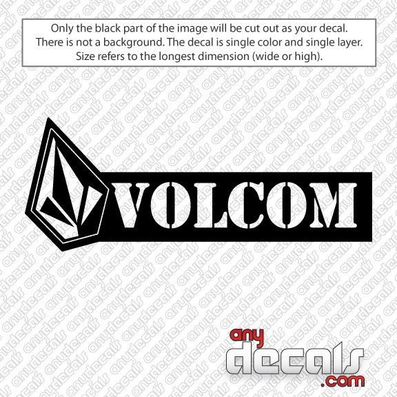 Car Decals - Car Stickers | Volcom Stone Circled Car Decal | AnyDecals.com