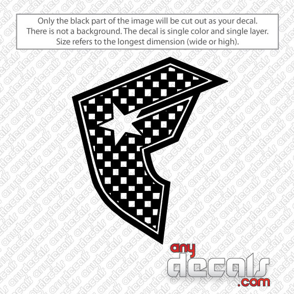 Car Decals - Car Stickers | Famous F Family Car Decal | AnyDecals.com