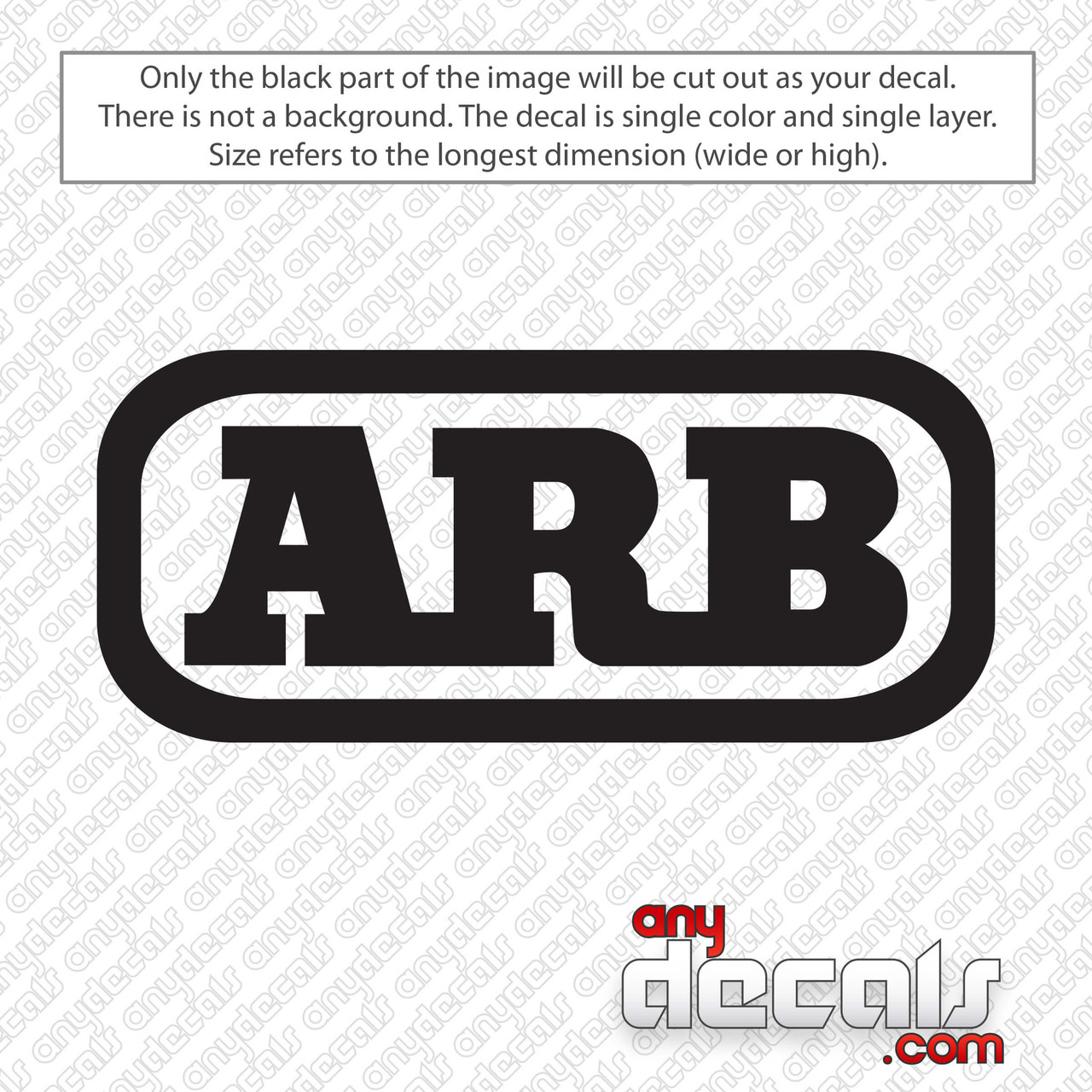 ARB Logo Decal Sticker - AnyDecals.com