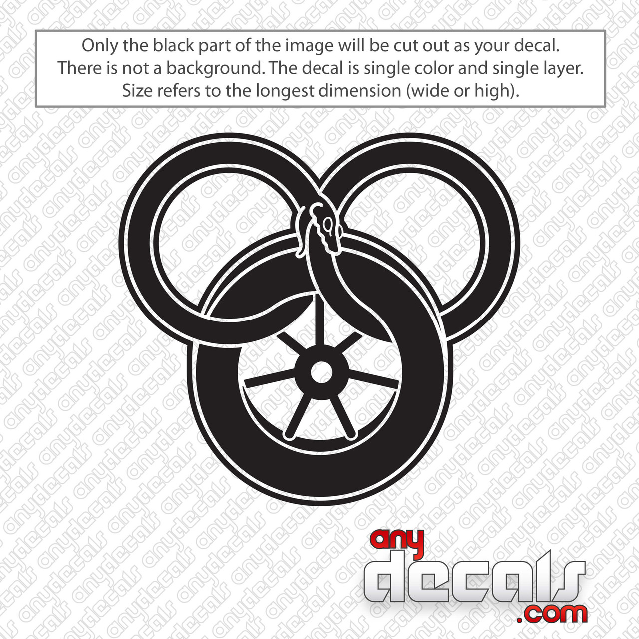 Wheel of Time Decal Sticker - AnyDecals.com
