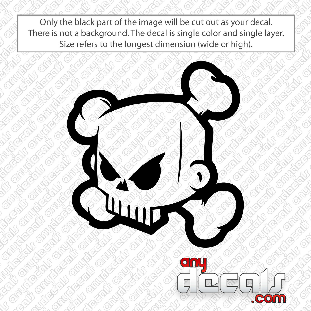 Ken Block Skull Decal - AnyDecals.com