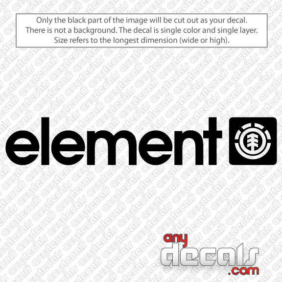Car Decals - Car Stickers | Element Car Decal | AnyDecals.com