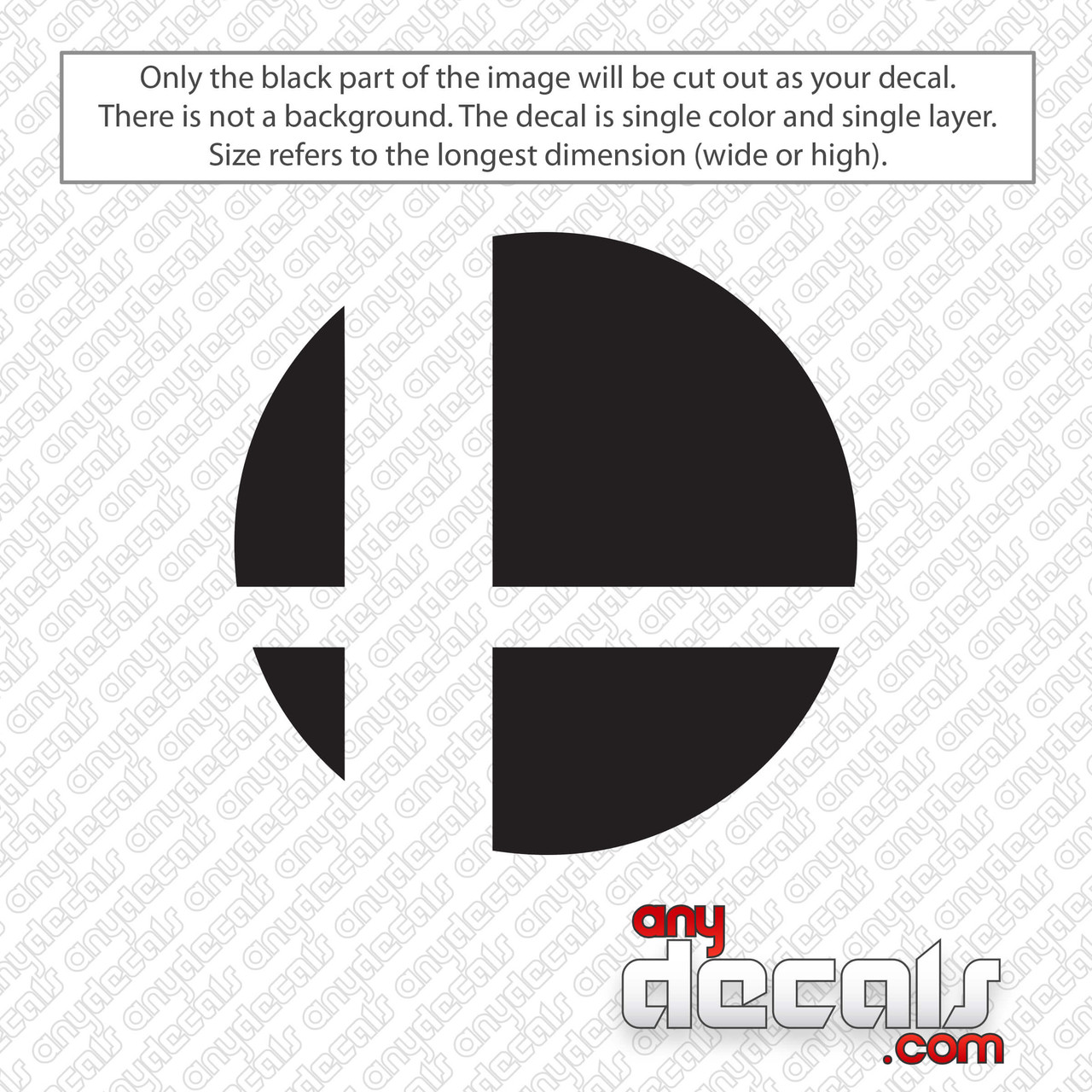 Super Smash Brothers Decal Sticker - AnyDecals.com