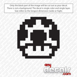 8bit Bullet Bill Decal Sticker - AnyDecals.com
