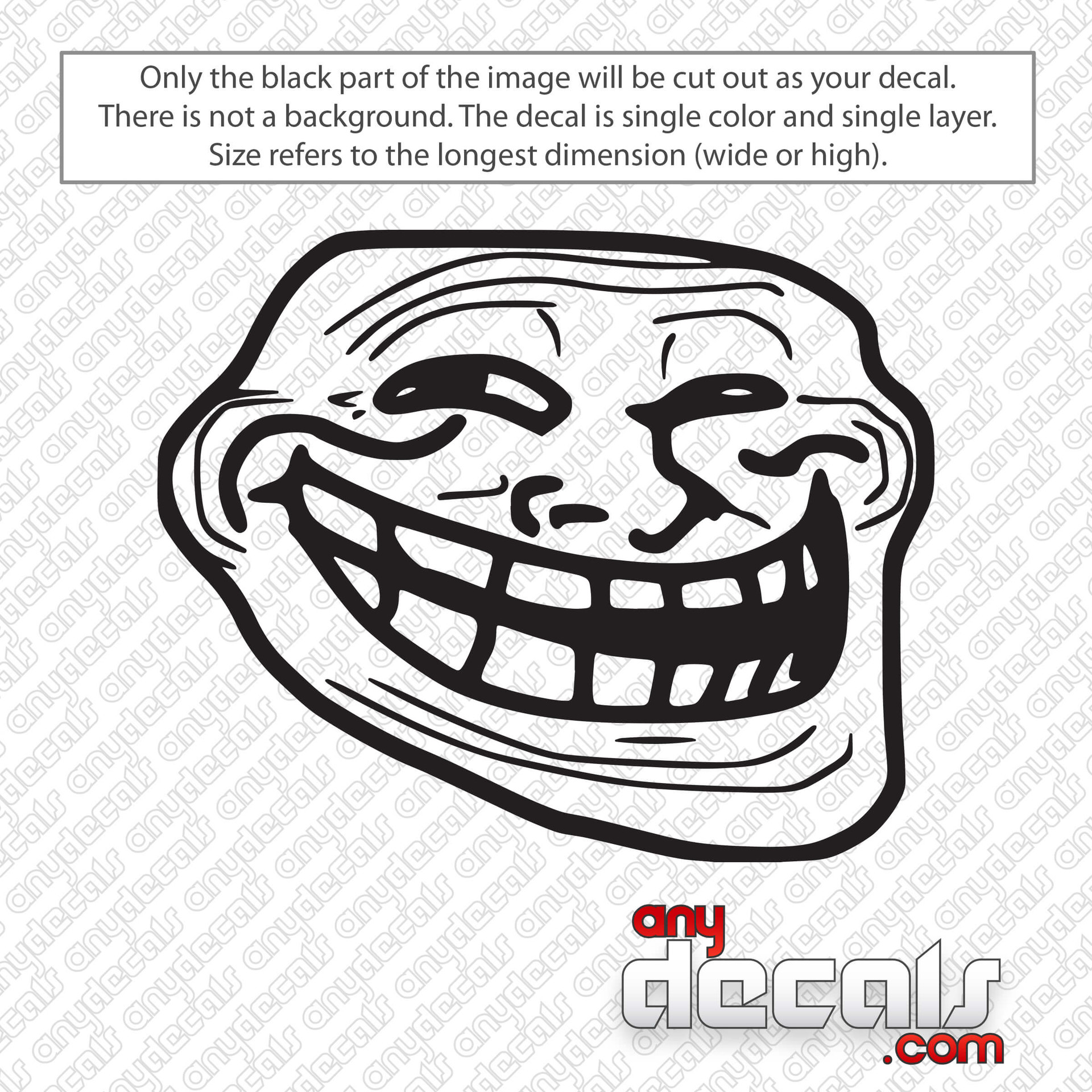 Send Memes Decal Sticker - AnyDecals.com