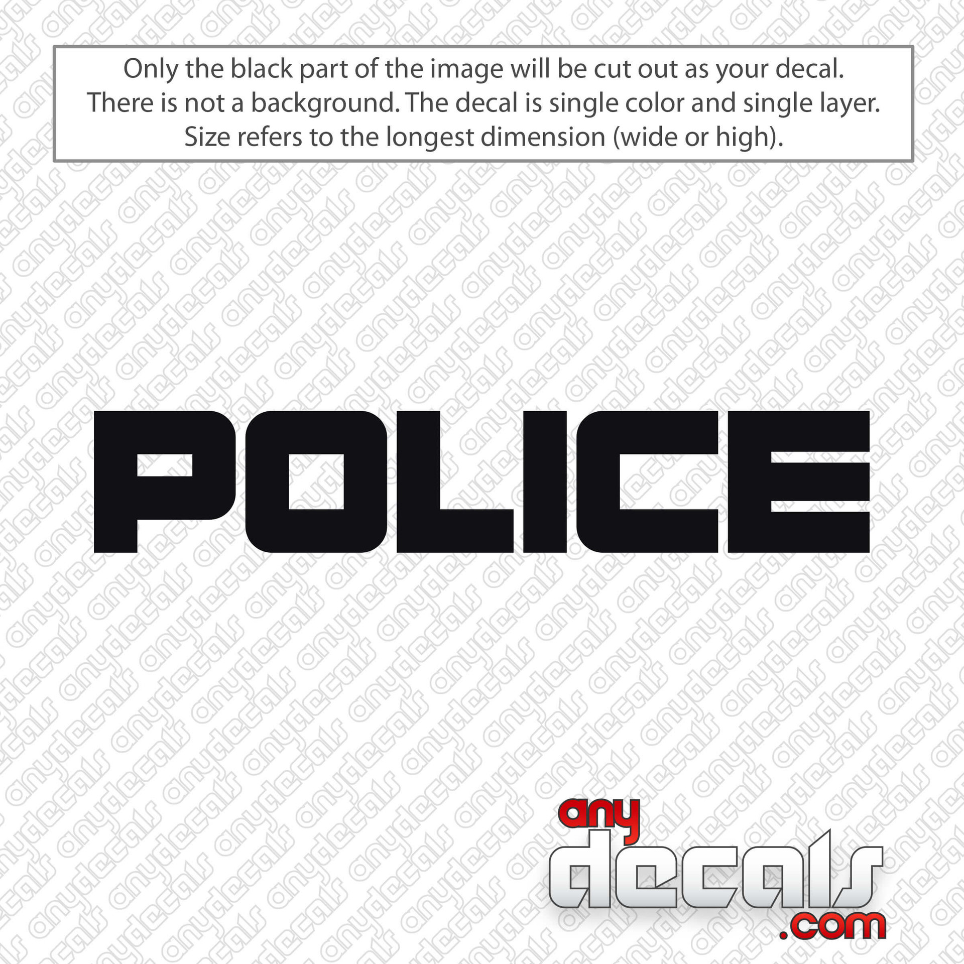 Mishimoto Decal Sticker - AnyDecals.com