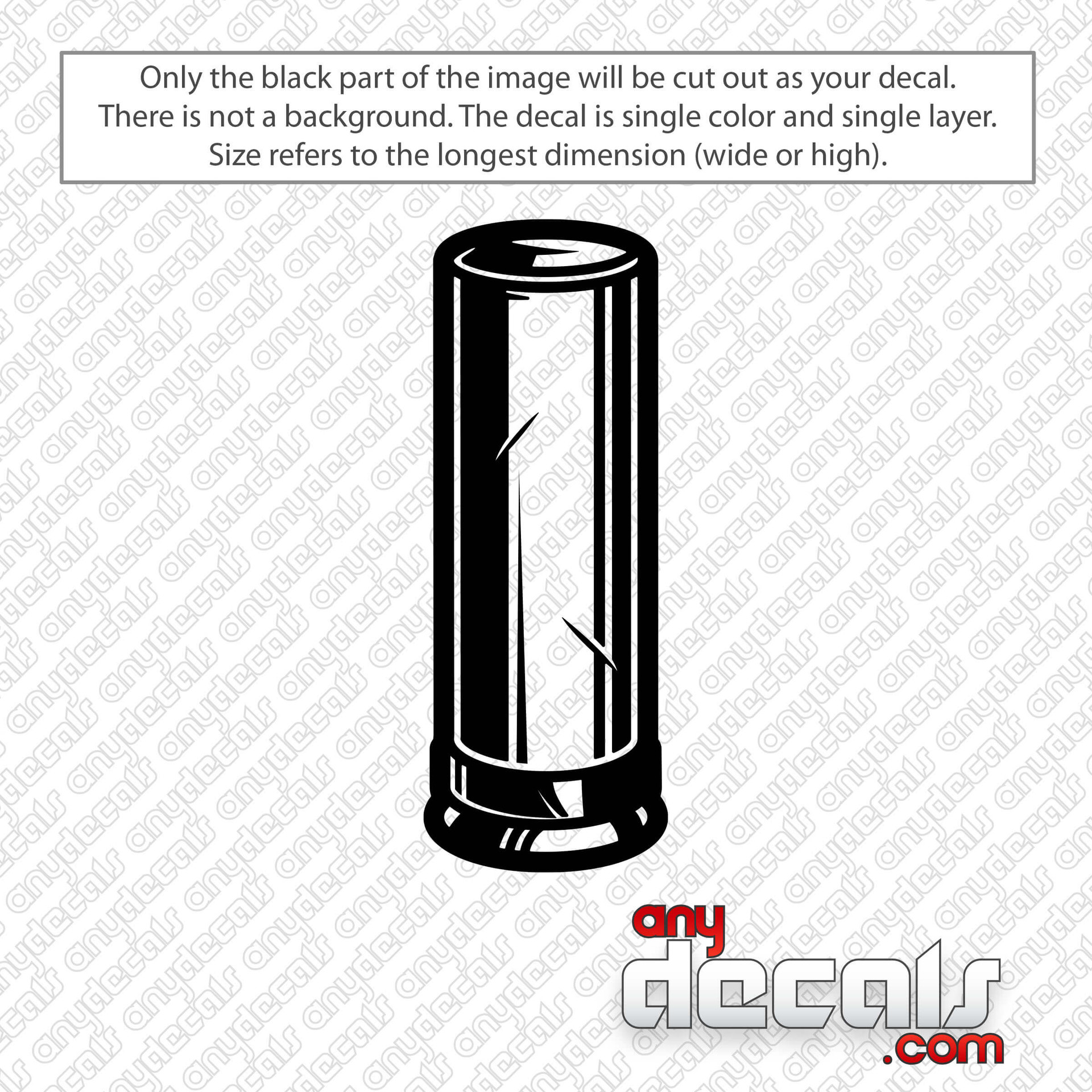 Broken Clay Pigeon Target Decal Sticker - AnyDecals.com