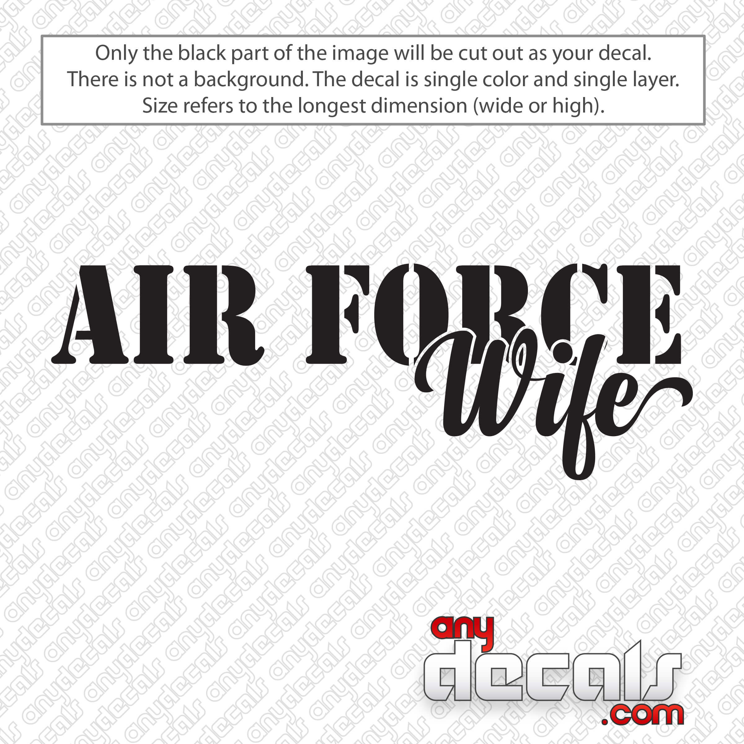 Air Force Symbol Decal Sticker - AnyDecals.com