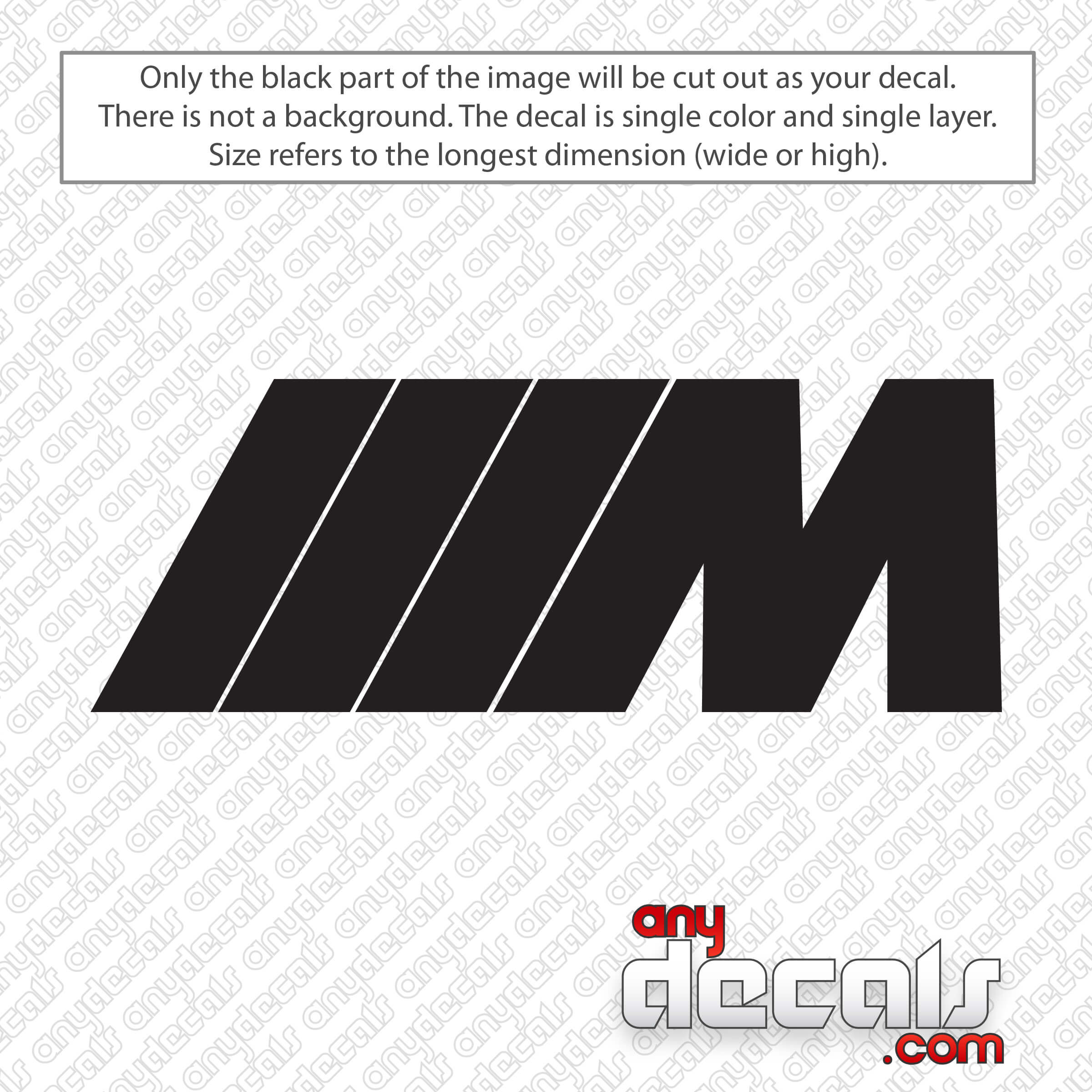 BMW Emblem Logo Decal Sticker - AnyDecals.com