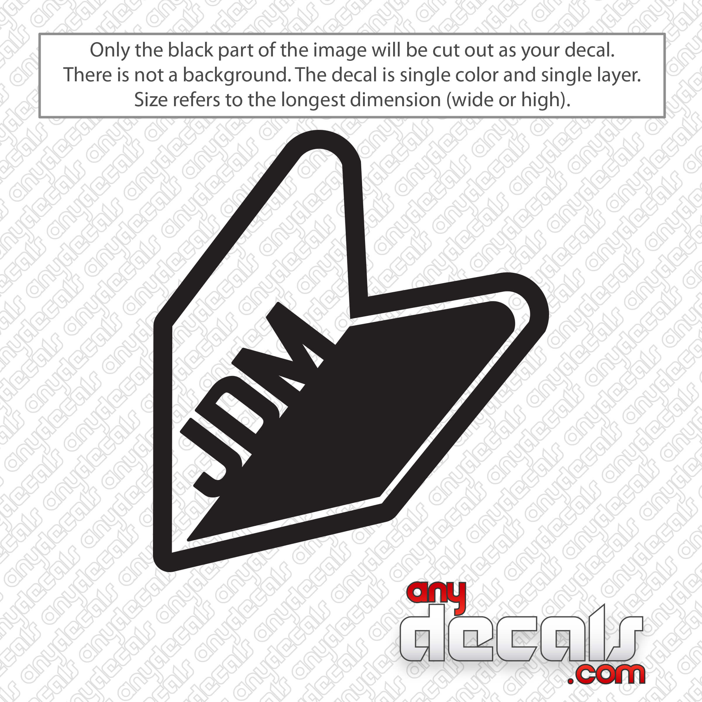 Honda Car Decals - Car Stickers | Honda Vtec Dohc Car Decal | AnyDecals.com