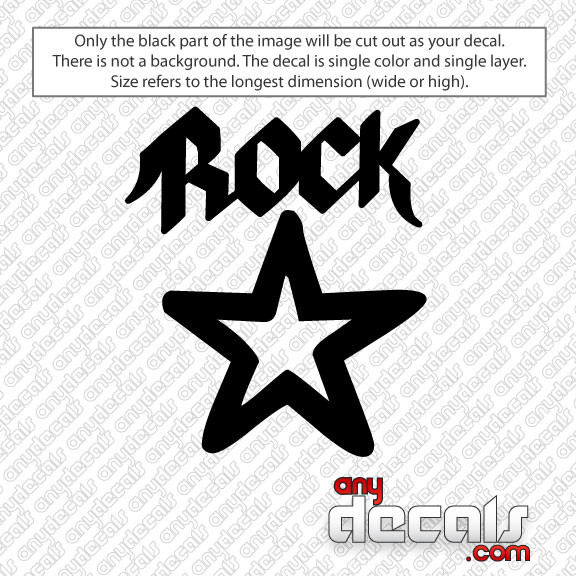 Car Decals - Car Stickers | Rockstar Energy Star Car Decal | AnyDecals ...