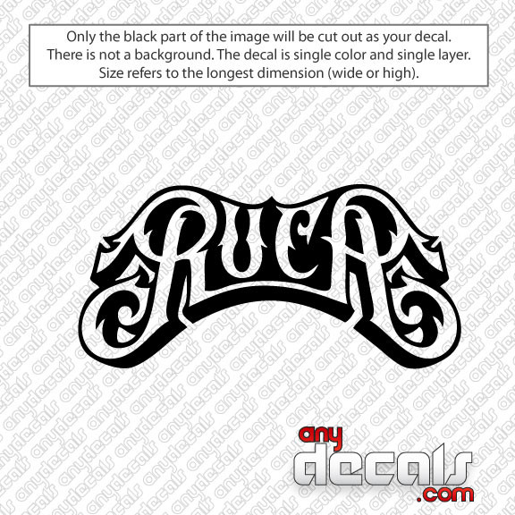 Car Decals - Car Stickers | RVCA Car Decal | AnyDecals.com - Car Decals ...
