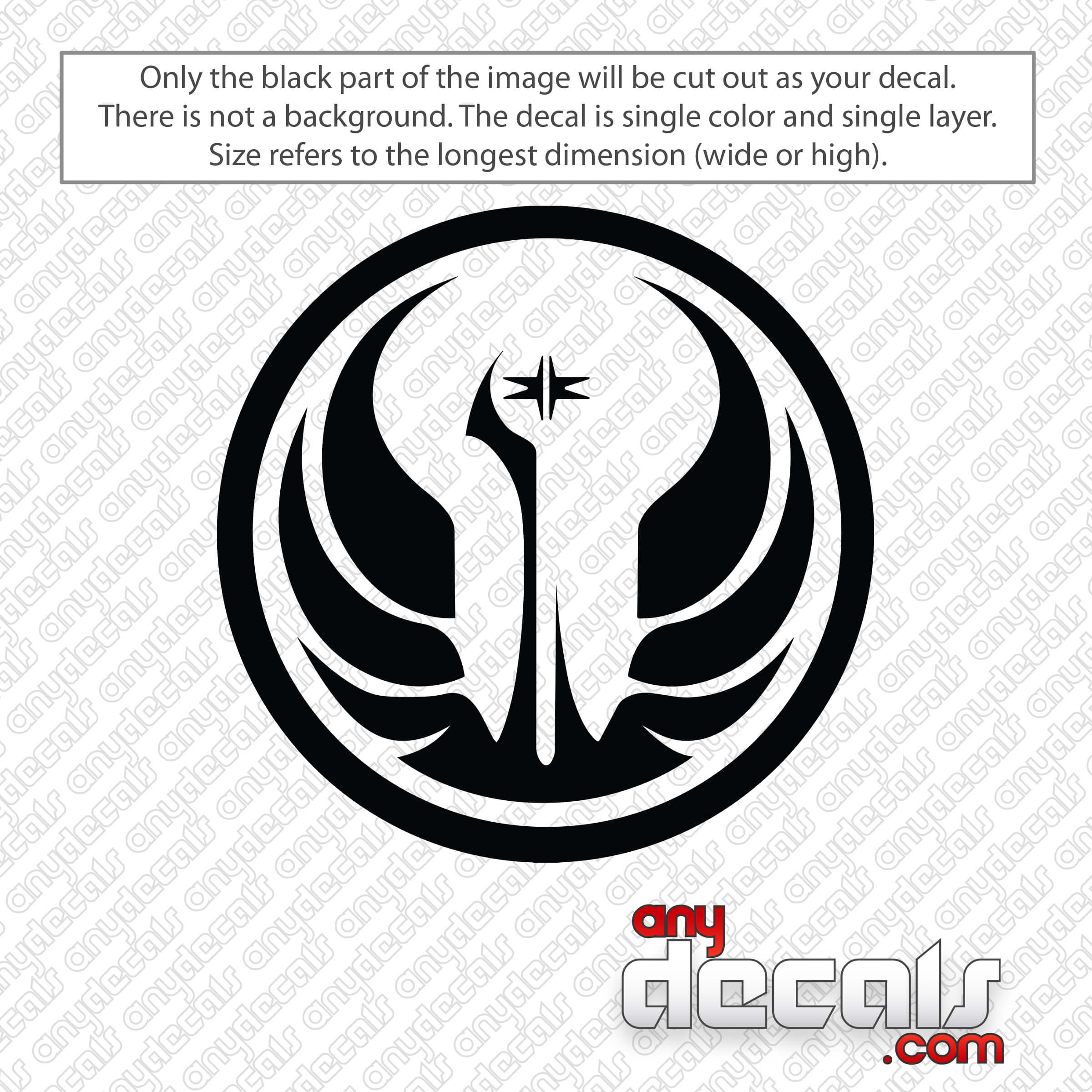 Star Wars Ancient Sith Symbol Decal Sticker - AnyDecals.com