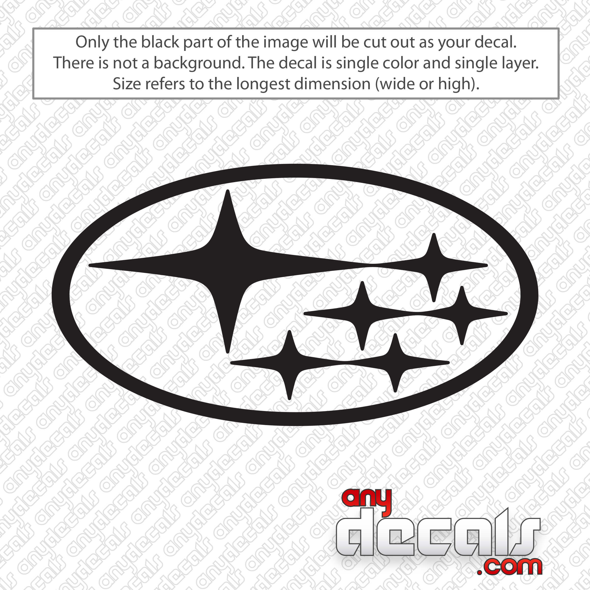 Subaru Rally Pig Decal Sticker - AnyDecals.com