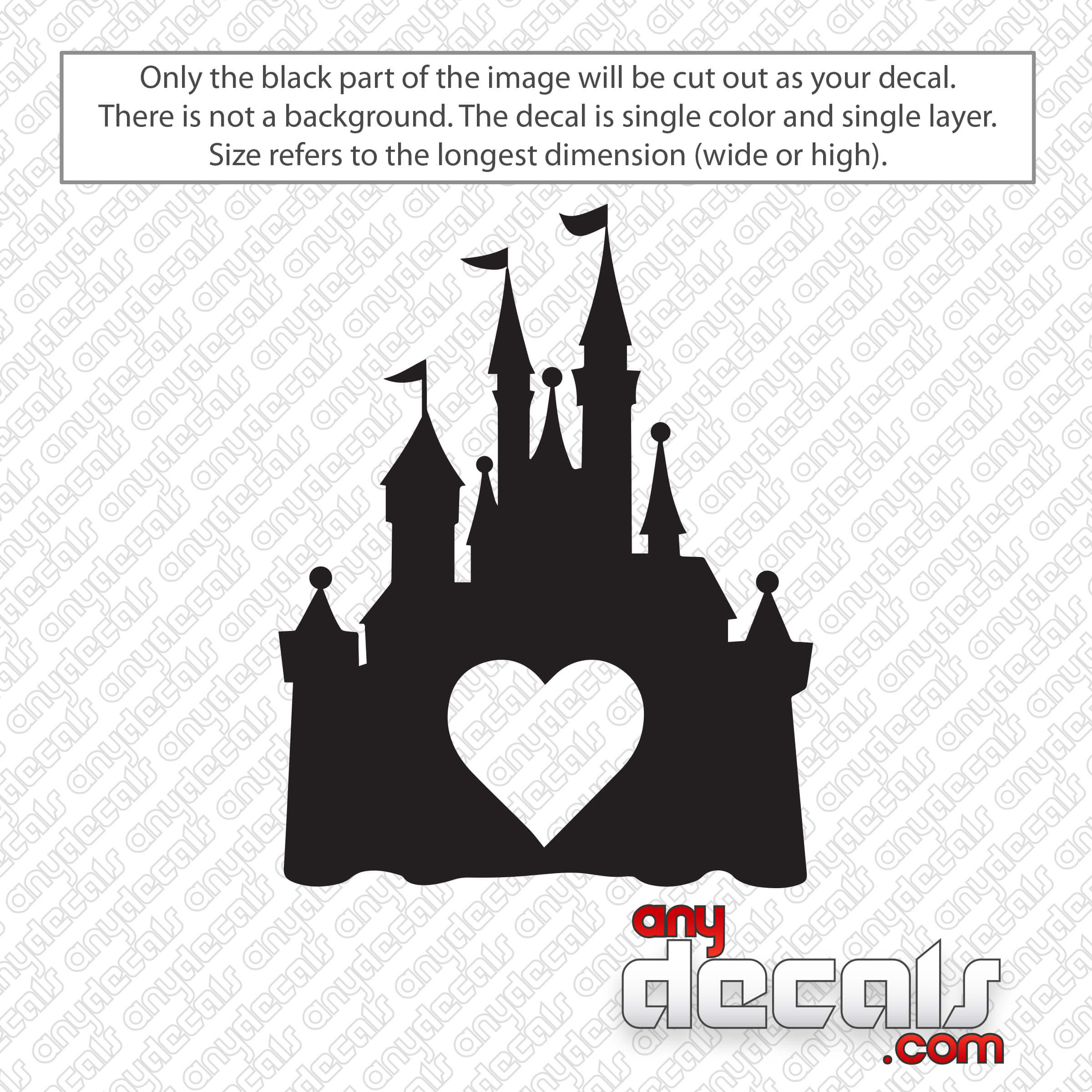 Gun Heart Trigger Decal Sticker - AnyDecals.com