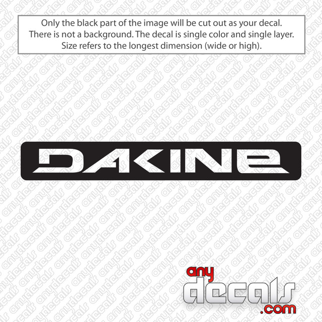 Dakine Logo Decal Sticker - AnyDecals.com