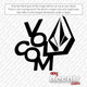 Car Decals - Car Stickers | Volcom Stone Circled Car Decal | AnyDecals.com