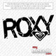 Roxy Script Logo Decal Sticker - AnyDecals.com