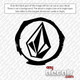 Car Decals - Car Stickers | Volcom Leaning Car Decal | AnyDecals.com