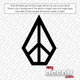Car Decals - Car Stickers | Volcom Splat Car Decal | AnyDecals.com