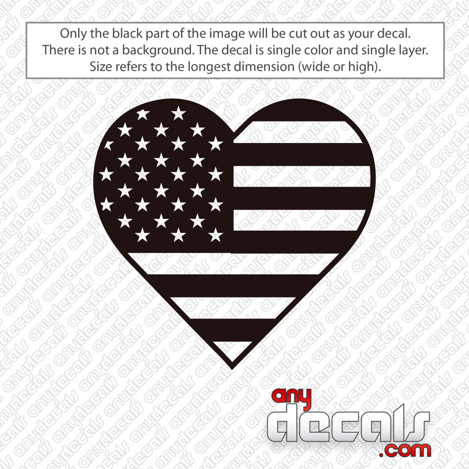 Gun Heart Trigger Decal Sticker - AnyDecals.com