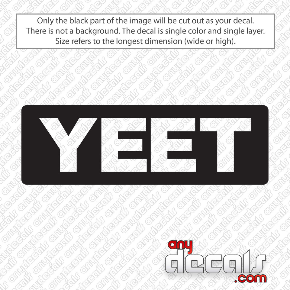 Yee Yee Logo Decal Sticker - AnyDecals.com