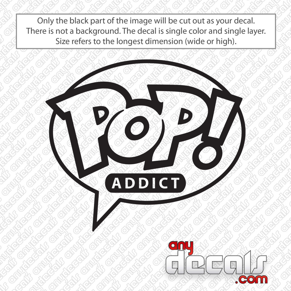 Funko Pop Logo Decal Sticker - AnyDecals.com