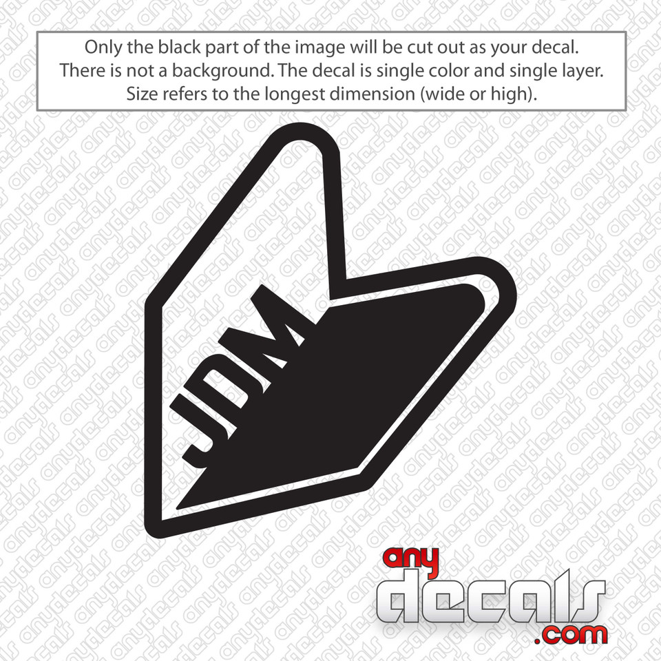 Shocker JDM Decal Sticker - AnyDecals.com