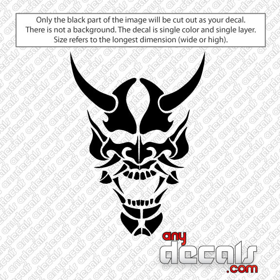Car Decals - Car Stickers | Demon Car Decal | AnyDecals.com