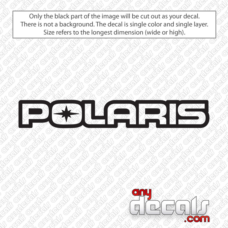 Polaris RZR Logo Decal Sticker - AnyDecals.com